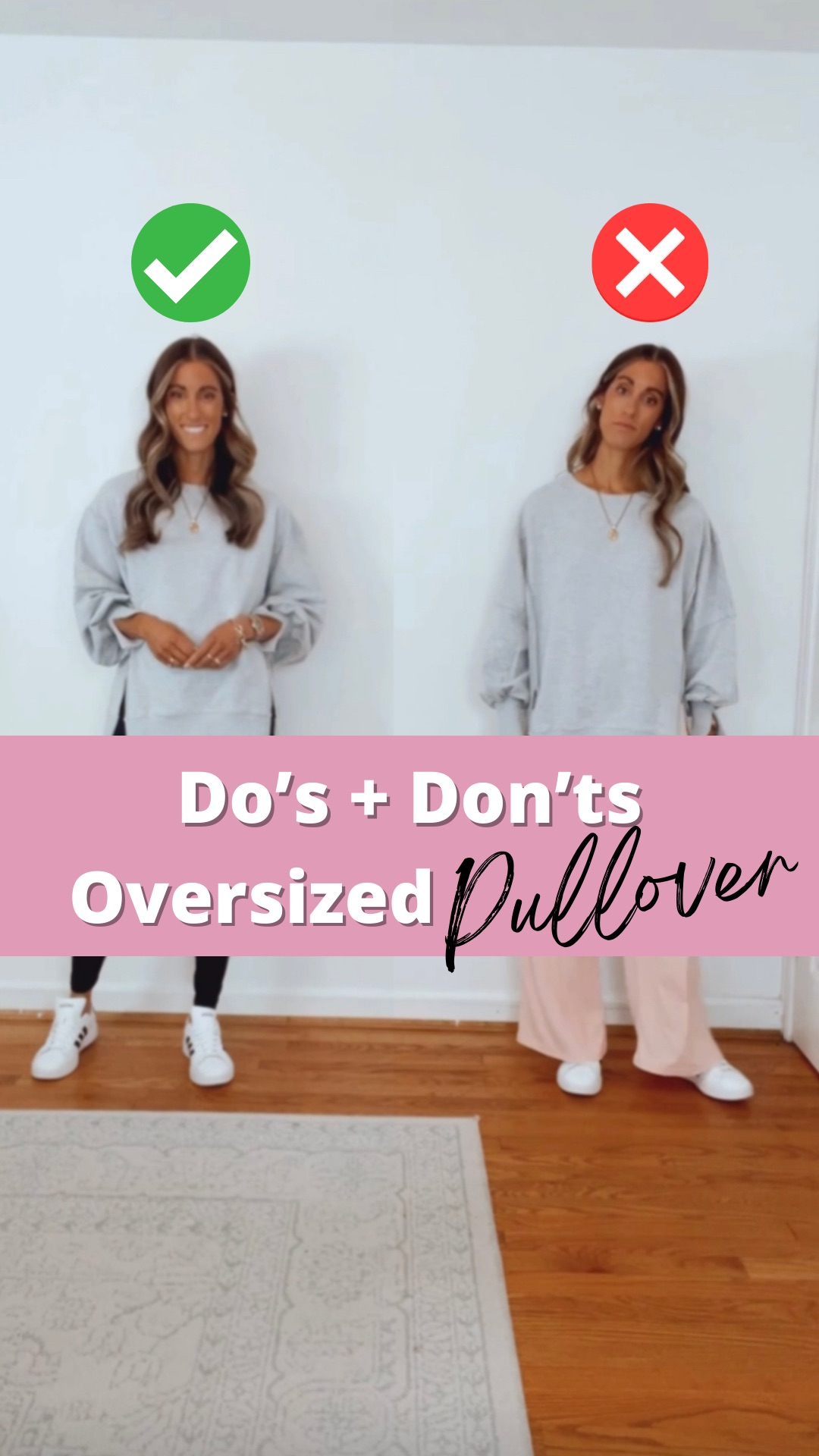 How to Style an Oversized Pullover - Sisters Guide to Style