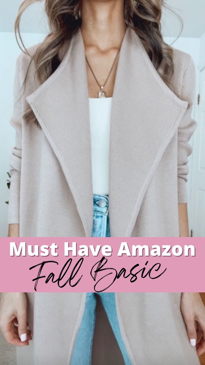 Amazon Must Have Fall Basic - Coatigan - Sisters Guide to Style