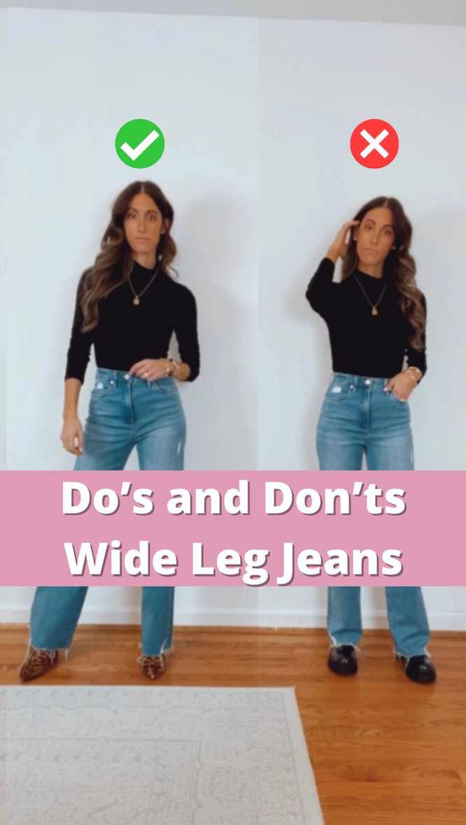 Do's and Don'ts Wide Leg Jeans - Sisters Guide to Style
