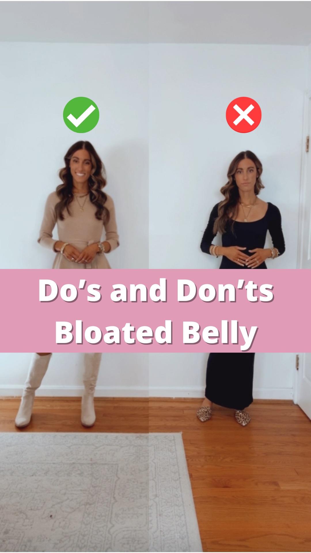 Do's and Don'ts Dressing for a Bloated Belly - Sisters Guide to Style