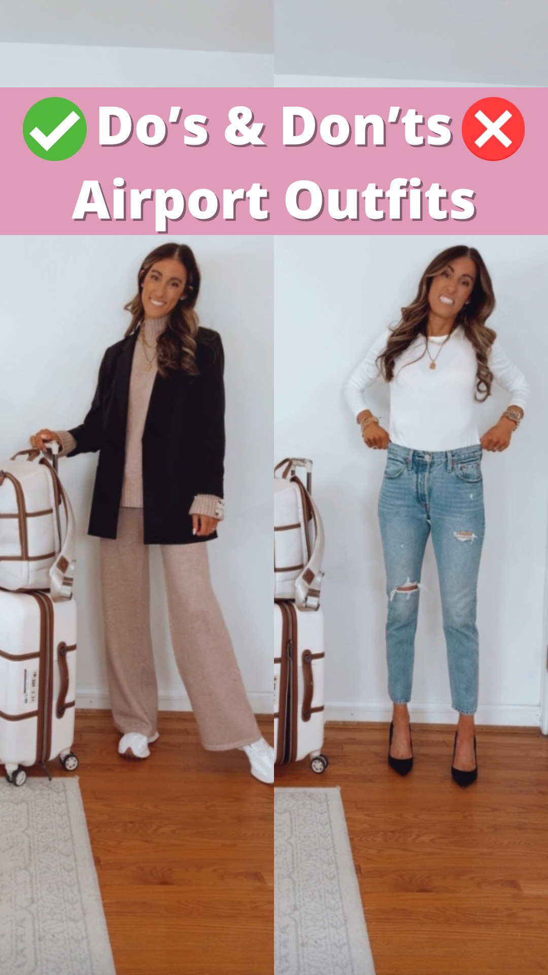Do's and Don'ts of Airport Outfits - Sisters Guide to Style