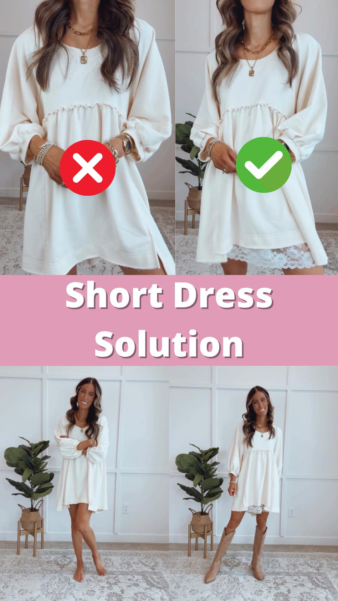 Short Dress Solution - Sisters Guide to Style
