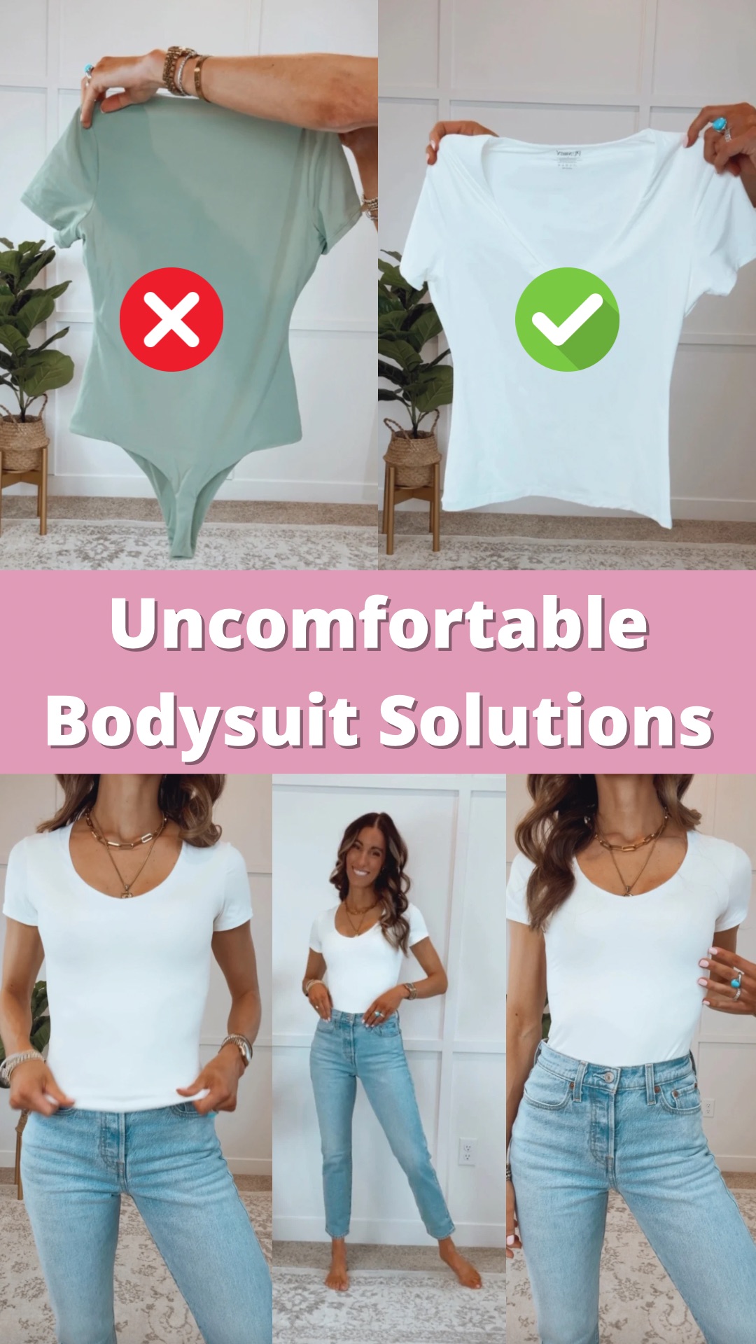 Uncomfortable Bodysuit Solution - Sisters Guide to Style