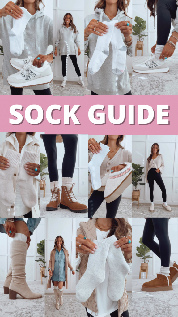 Sock Guide for Shoes - Sisters Guide to Style