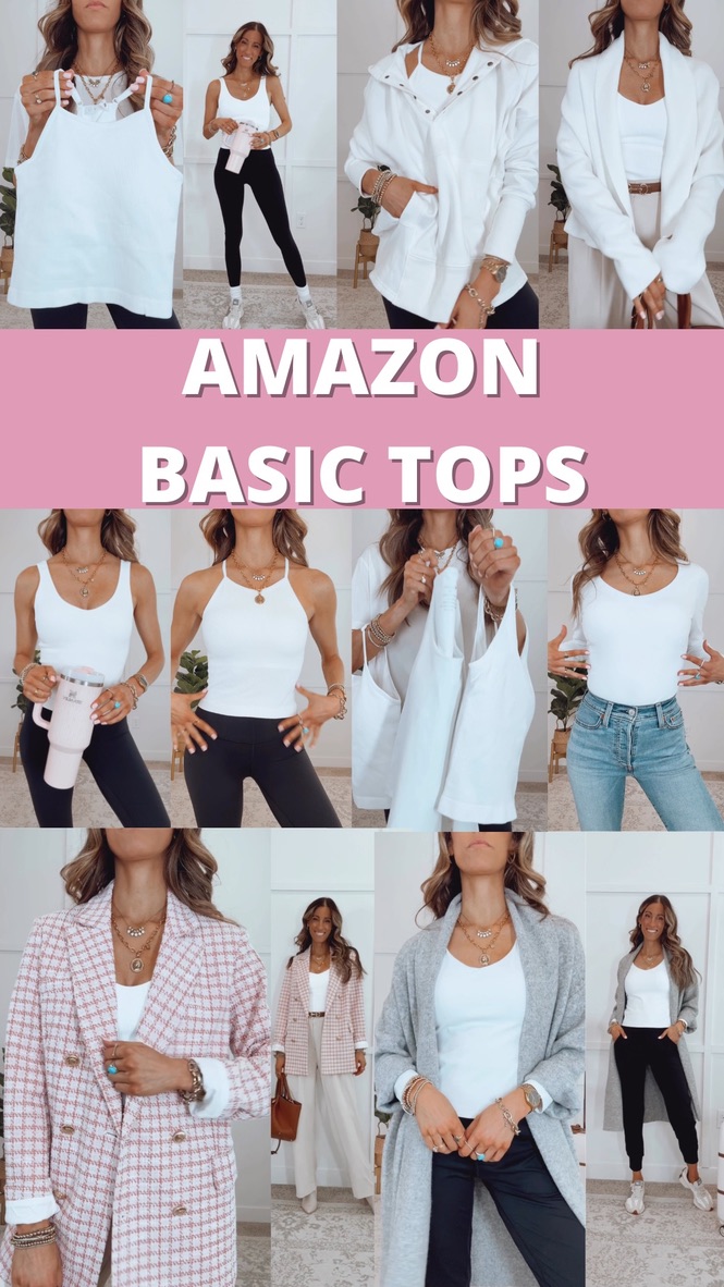 Amazon Basics Tops w/ Built-in-Bra - Sisters Guide to Style