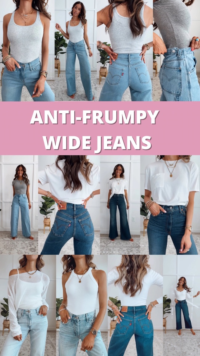 Anti-Frumpy Wide Leg Jeans - Sisters Guide to Style