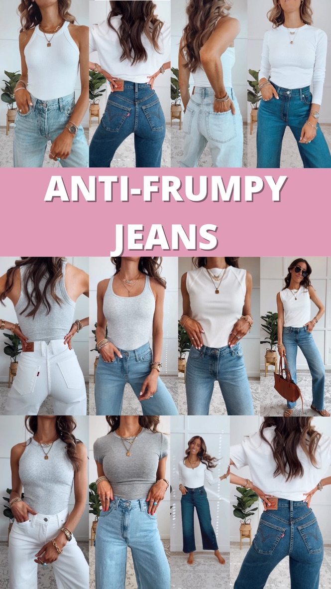 Anti-Frumpy Jeans You Need - Sisters Guide to Style